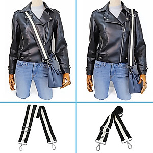 Kolti Crossbody Handbag Stripe Wide Adjustable