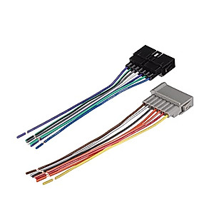 Bingfu Car Stereo Radio Wiring Harness for Select 74-06 Dodge Avenger Charger D350 Dynasty Neon Omni Ram Stratus Aftermarket Stereo Installation Wire Harnesses Adapter XA61