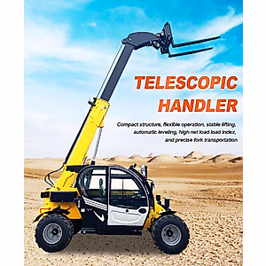 Compact Design**: The Mini Telescopic Handler is Ideal for Tight Spaces, Combining functionality with a Compact Size, Perfect for Indoor and Outdoor use.