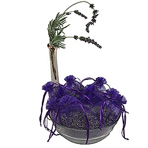 Lavender Sachets - Dried Lavendar Flower Sachet Bags (18 Pack) for Home Fragrance and Long-Lasting Fresh Scents, Natural Moths Away for Clothes Closets. Protect & Defend Clothing.