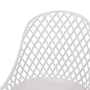 Christopher Knight Home Delora Outdoor Dining Chair (Set of 2), White