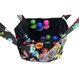 Fashionable Quilted Bingo Bag w/ One Large and Three Small Interior Pockets
