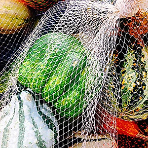 100Pcs Reusable Produce Bags, Shellvcase Onion Fruits Mesh Produce Bags and Seafood Boil Bags, 24’’ Net Storage Bags for Grocery Shopping Storage of Fruit Vegetable Seafood Toy & Garden Produce