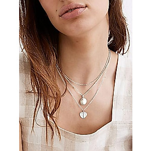 FindChic Personalized Heart Locket Necklace Angel Wings Pendant with Photo Printing Platinum Plated Dainty Custom Full Color Picture Memorial Jewelry for Women Mom Loss of Father Gift