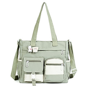 Phaoullzon Crossbody Cute Bag for Teens Kawaii Messenger Purse Nylon Shoulder Bags