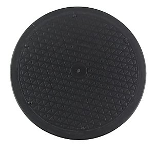 Mateda Lazy Susan Turntable Organizer Non Skid Heavy Duty Rotating Swivel Steel Ball Bearings for TV, Monitors, Laptops, Artwork, Plants (12 Inch)