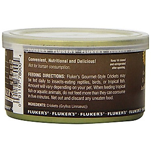 Fluker's Gourmet Canned Crickets 1.2oz (3 Pack)