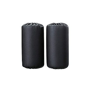 Foam Foot Pads Rollers Set of a Pair (8"x4"x20mm) for Home Gym Exercise Machines Equipments Replacements with 1 Inch Rod