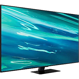 SAMSUNG QN75Q80AA 75 Inch QLED 4K Smart TV Bundle with Premium 1 YR CPS Enhanced Protection Pack