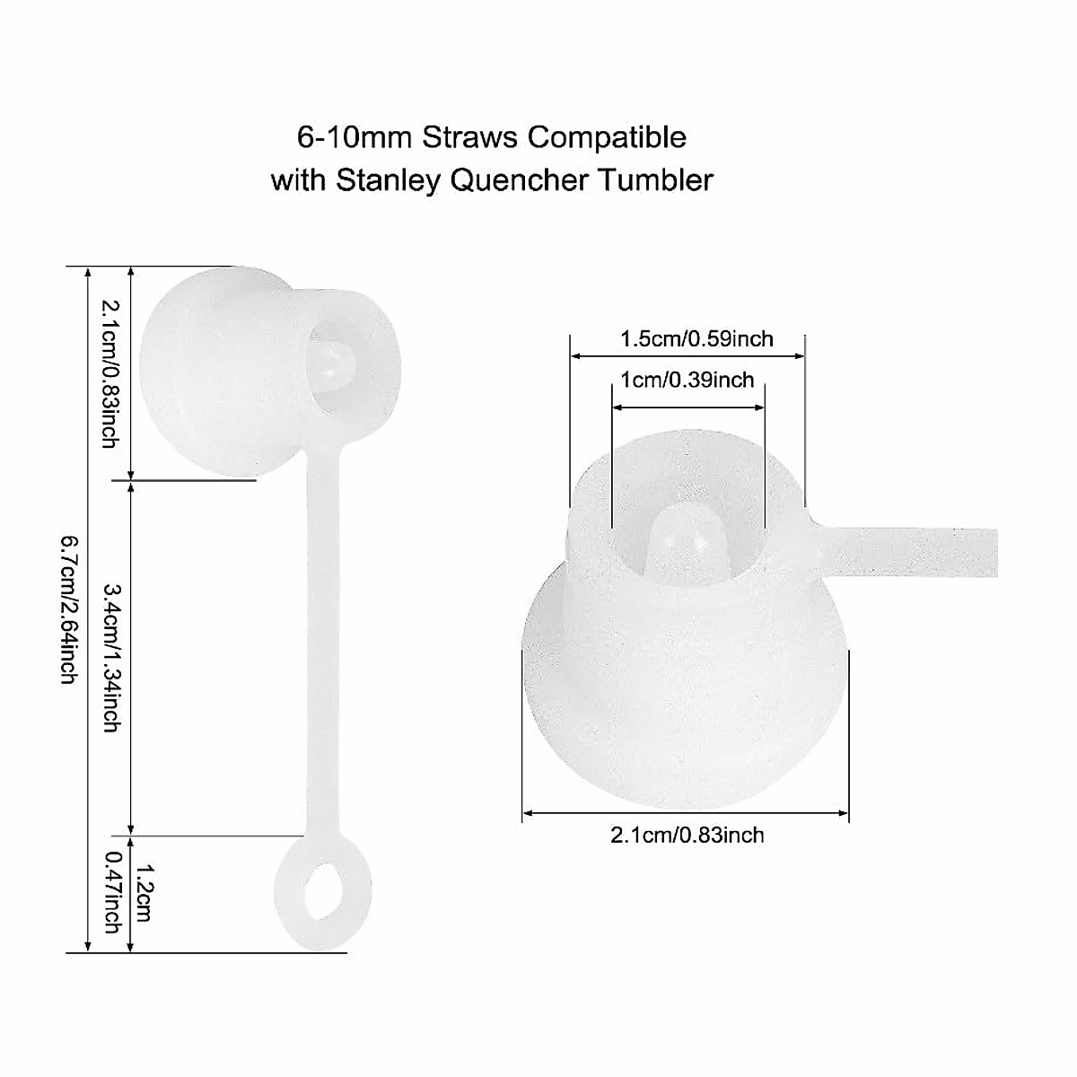 GENLEAS 2PCS Silicone Boot for Stanley Cup, 3D Diamond Pattern Design for Stanley Quencher H2.0 40 oz, Anti-Slip Bottom Sleeve Cover Bumper, Rose Quartz