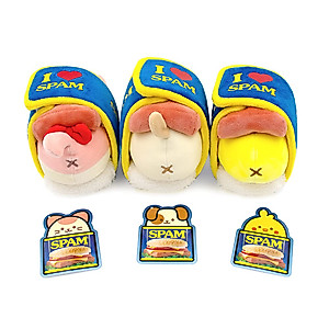 Anirollz Stuffed Animal Plush Toy - Official SPAM Musubi Blanket Outfitz Doll | Soft, Squishy, Warm, Cute, Comfort, Safe| Pillow with Puppy - Birthday Decorations Graduation Gift 6" Puppiroll