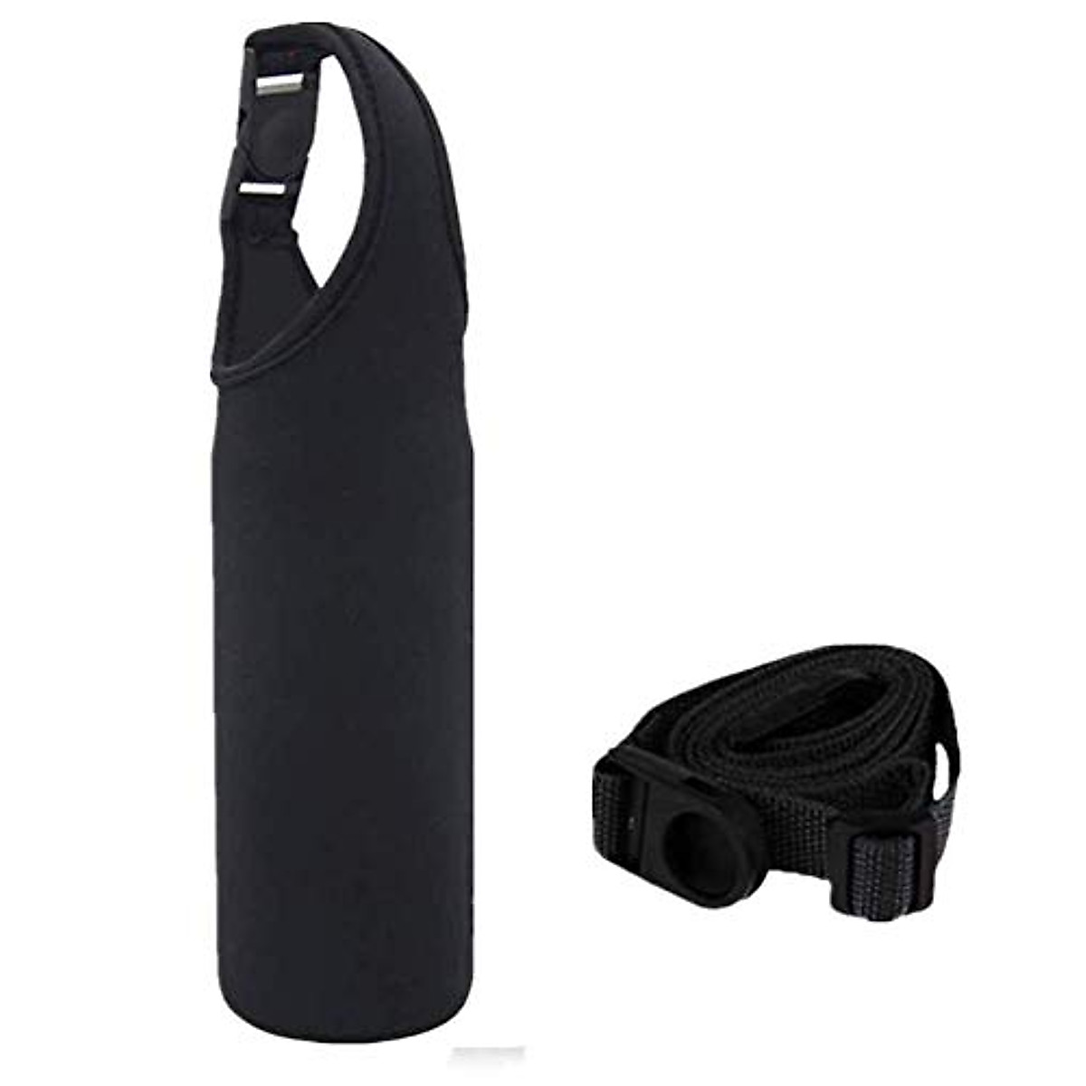 20 oz Tumbler Carrier Holder Water Bottle Handle Bag for yeti,rtic,ozark trail Tumbler and More Travel To-Go Cups Bottles (Black, 20 oz)