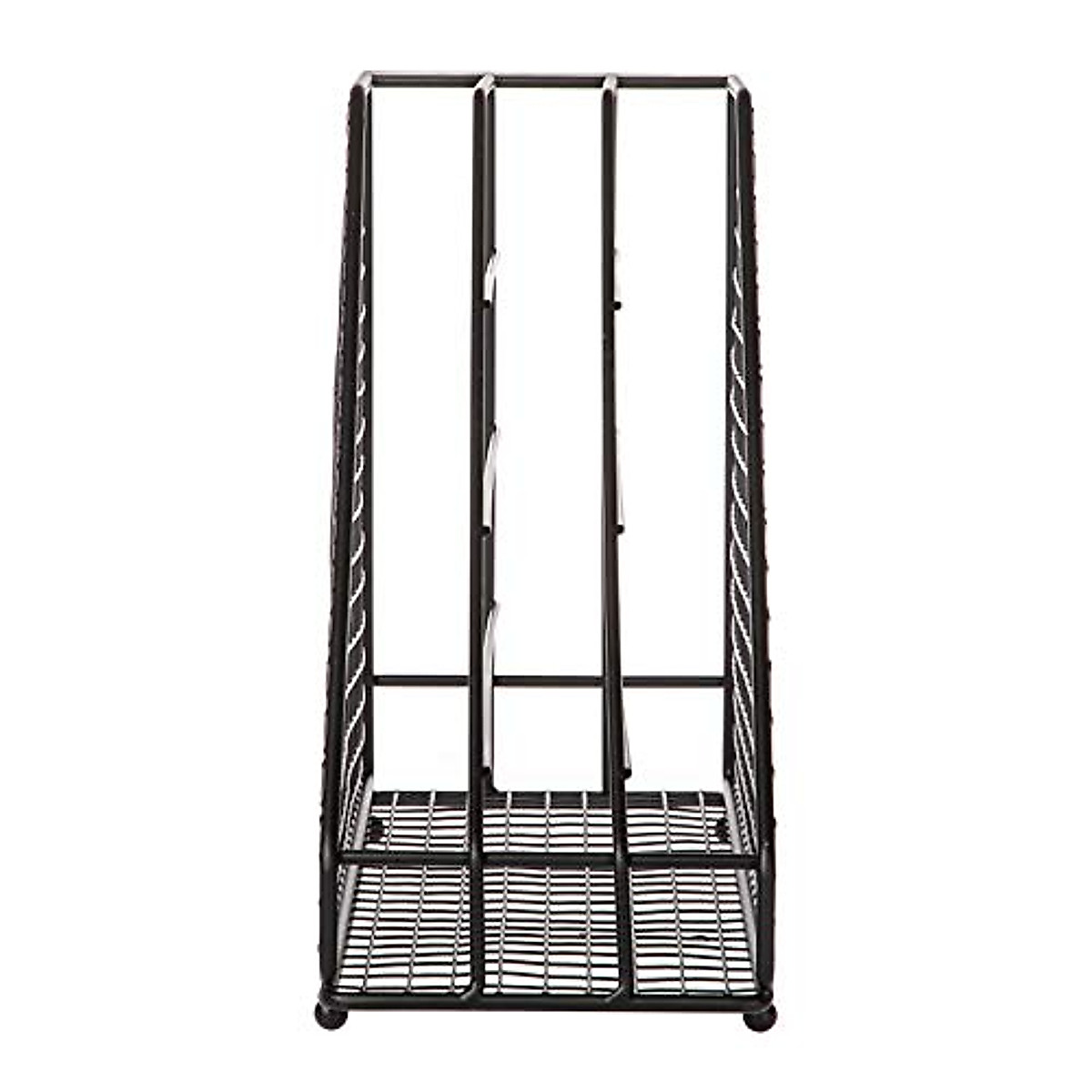 Home Zone Living Desk Document File Tray Organizer | Sort Workspace Office Supplies, Paper and Notebooks | Vertical Sorter (Black),File Sorter,3-Tier Vertical (Slim),CAD1048U