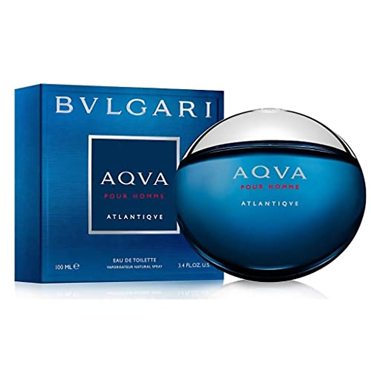 BVLGARI Aqva Atlantiqve Eau de Toilette Spray, 3.3 Ounce, Multi