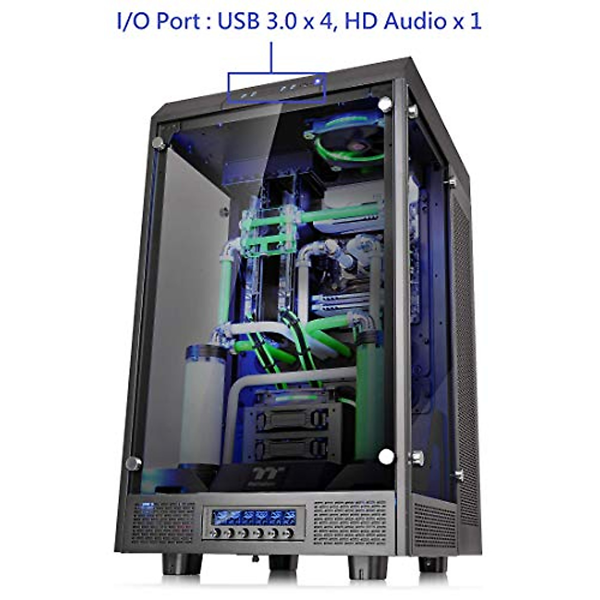 Thermaltake Tower 900 Black Edition Tempered Glass Fully Modular E-ATX Vertical Super Tower Computer Chassis CA-1H1-00F1WN-00