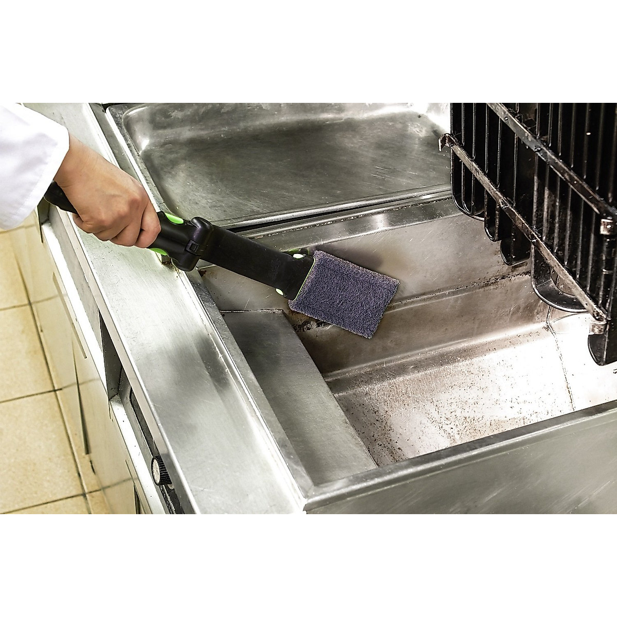 3M Scotch-Brite Fryer And Kitchen Cleaning Tool 905, 1/Case , Black