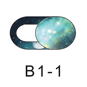 balikha 3 Pieces 0.7mm Web Camera Cover Slide Privacy, Starry Sky J