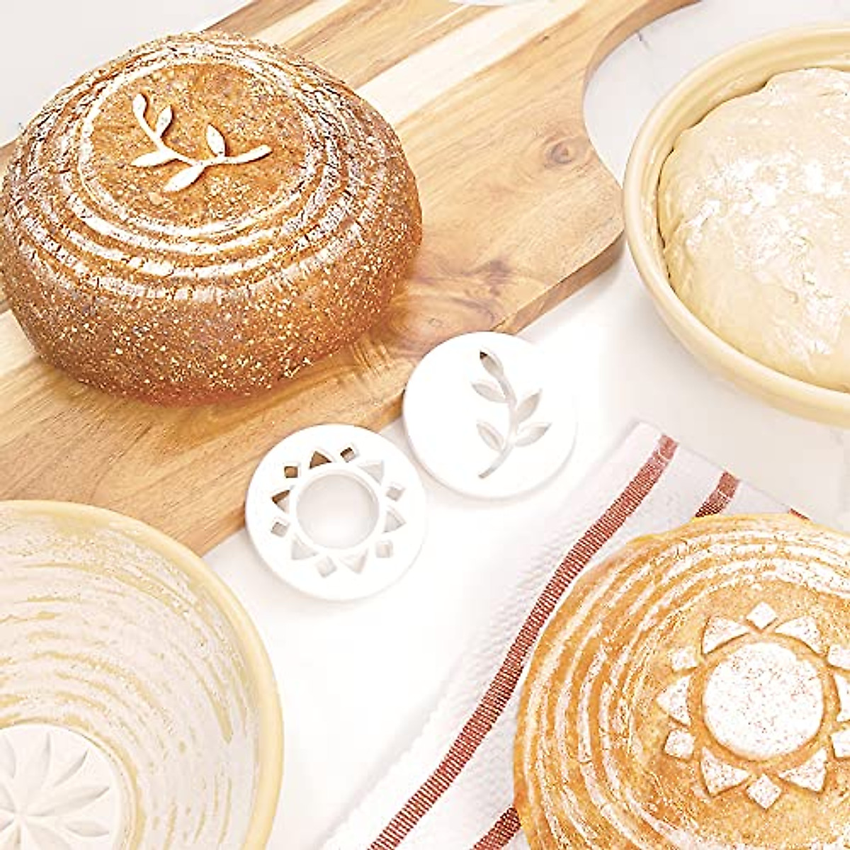 Talisman Designs Bread Embossers - Set of 2