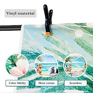 Tea Birthday Party Backdrop Let's Partea Pink Flowers Photo Background Newborn Kids Princess Birthday Party Decoration Cake Table Banner (7x5ft)