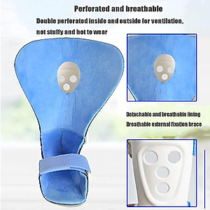 UZIAH Kids Drop Foot Splint Othopedic Ankle, Foot Brace Night Splint Support ​For Ankle Sprain Fracture Fixation Brace for Varus Correction Foot Support,Right,S