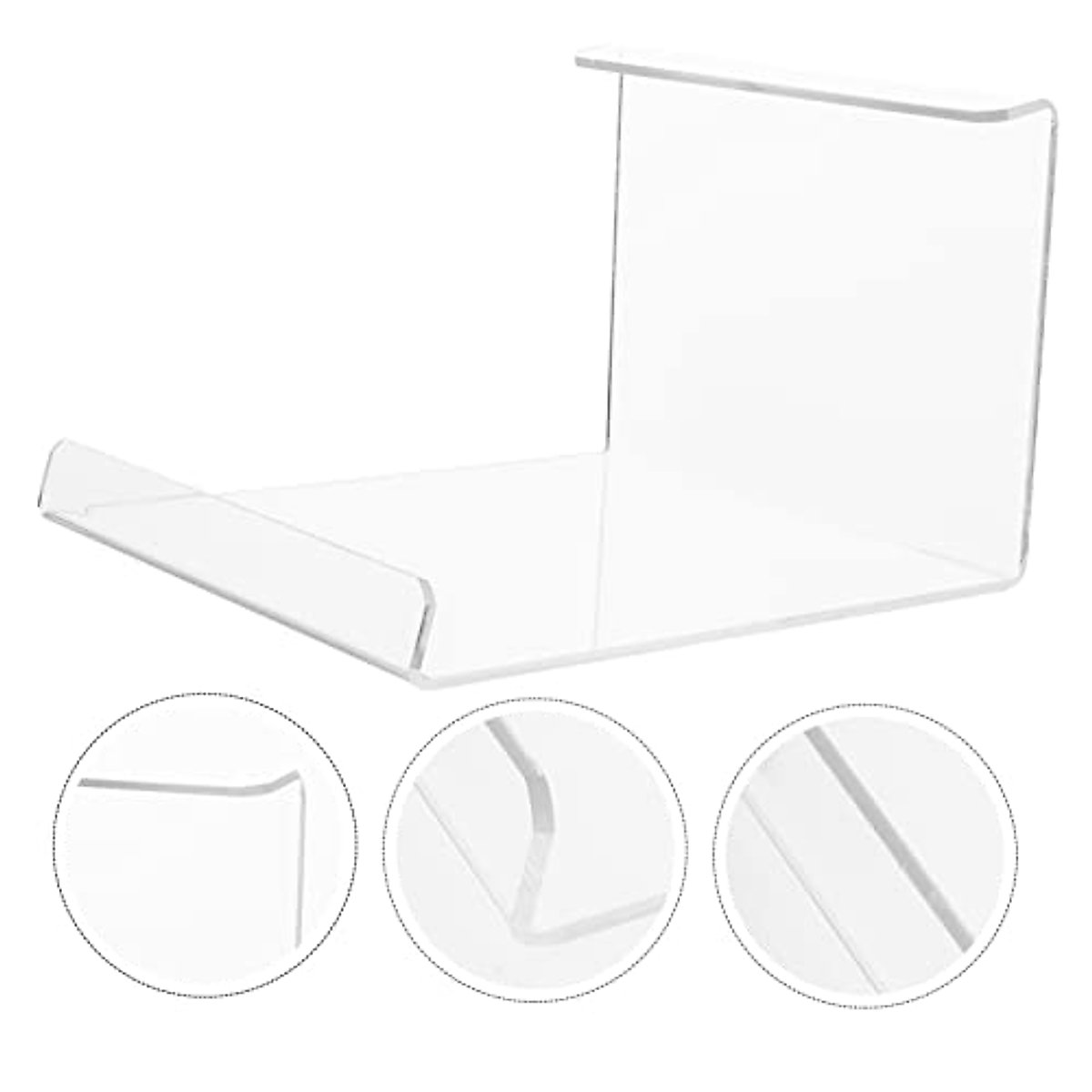 iplusmile 1pc Pot Display Rack Cutting Board Rack Frying Pan Storage Frying Pan Table Stand Plastic Display Stands Plastic Dish Pan Clear Display Stand Frying Pan Display Rack Bracket Simple