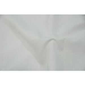 1 Yard 60" Wide White Premium Cotton Blend Broadcloth Fabric