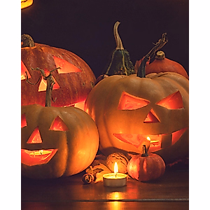 Ashlux Unscented Palm Tea Lights Candles 100 Pack Bulk, 4.5 Hours Long Burning White Tea Lights,Non-Paranffin, Smokeless, Mini Tealight Votive Candles for Wedding, Centerpiece, Party, Power Outages