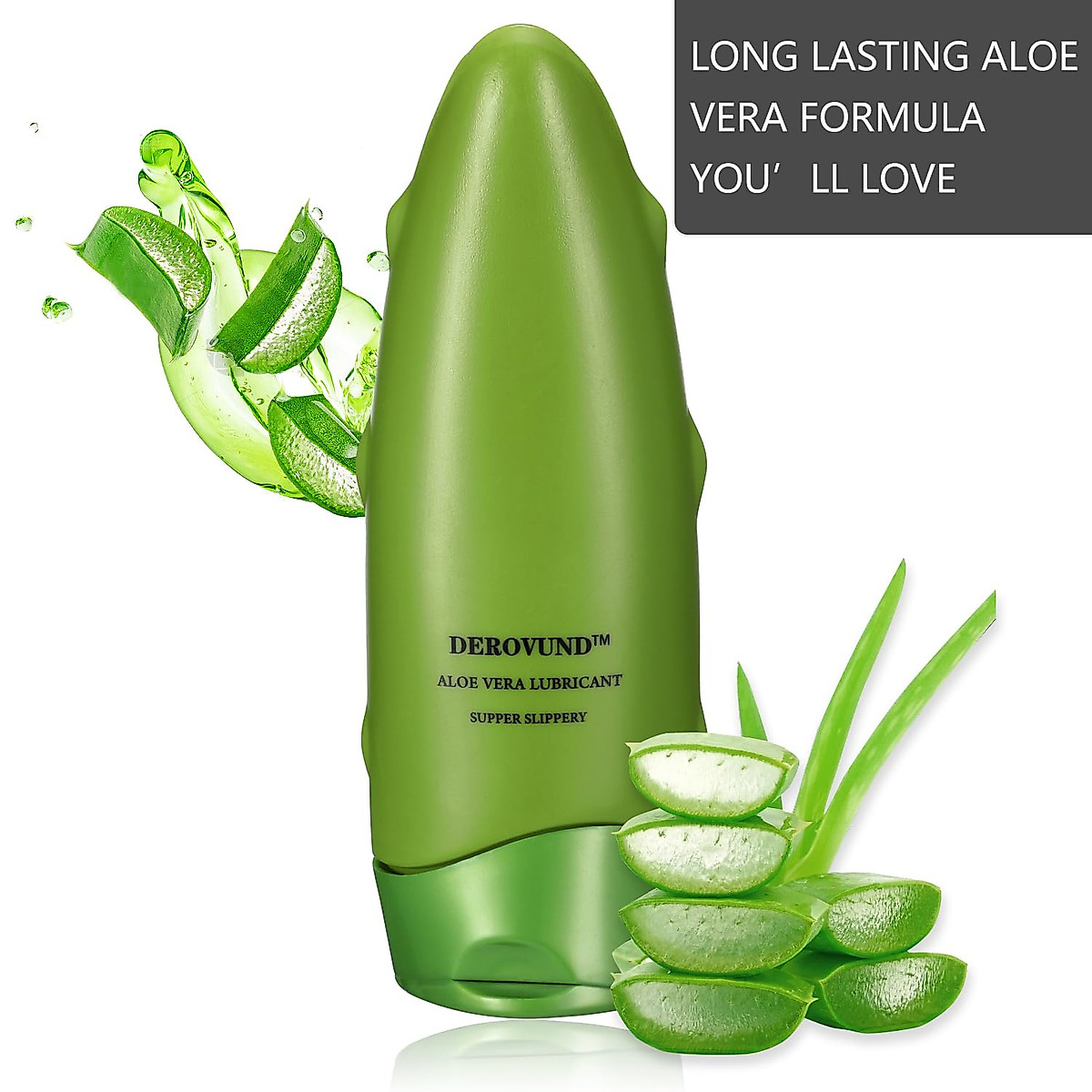 Aloe Vera Lube, Super Slippery Sex Lube Organic Water Based Lube Long Lasting Personal Lube for Sex, Sexual Lubricant for Vagina, Oral and Anal Sex 4 Oz- Paraben Free