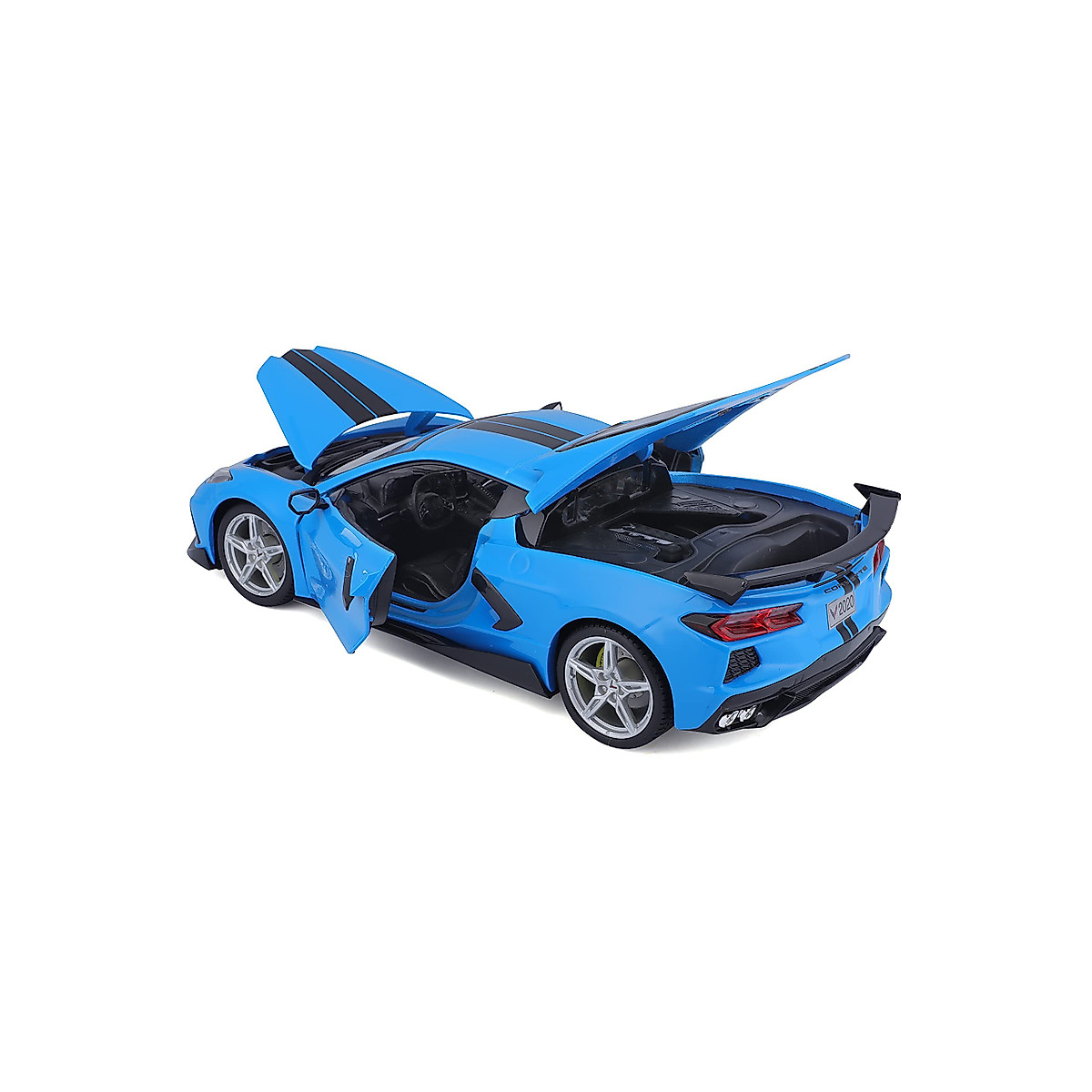 Maisto 1:18 Special Edition 2020 Chev Corvette Stingray Z51 (High-Wing) Blue