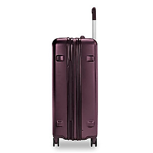 Briggs & Riley Sympatico Hardside Large Spinner Luggage, Plum, 30-Inch Checked