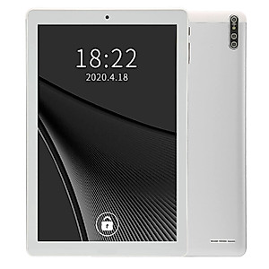 CUIFATI 10 in Tablet, HD IPS Screen Learning Tablet, 3GB RAM 64GB ROM, 8 Core Processor, 8MP + 13MP Camera, BT, 2.4GHz WiFi, Type C, 128GB SD