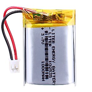 Liter energybattery 3.7V Lipo Battery 1000mAh Rechargeable Lithium ion Polymer Battery 102535 Lithium Polymer ion Battery with JST Connector