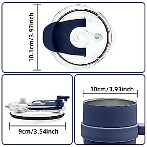 AiHeart 30/40 oz Tumbler Replacement Lids,2pack Spill Proof Straw Lids for YETI,Old Style RTIC,Ozark Trail and More,for Travel Tumblers,Stainless Steel Tumblers,Straw and Sippy Friendly