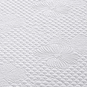 PrimaSleep 6 inch Smooth Top Foam Mattress Sleep Sets, Queen, White