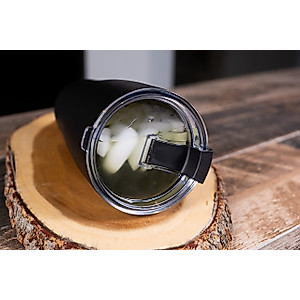 Stock Harbor Stainless Steel 30 Ounce (887 Milliliter) Double Wall Cocktail Shaker Vacuum Insulated Tumbler and Shaker Top; Matte Polished