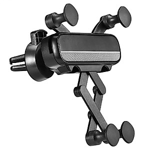 Phone for Car Phone Holder [Upgraded Design] Mini Phone Holder Car for iPhone/Smartphone Air Vent Clip Auto Lock Car Cell Phone Holder Cradle for Realme C15 Qualcomm Edition