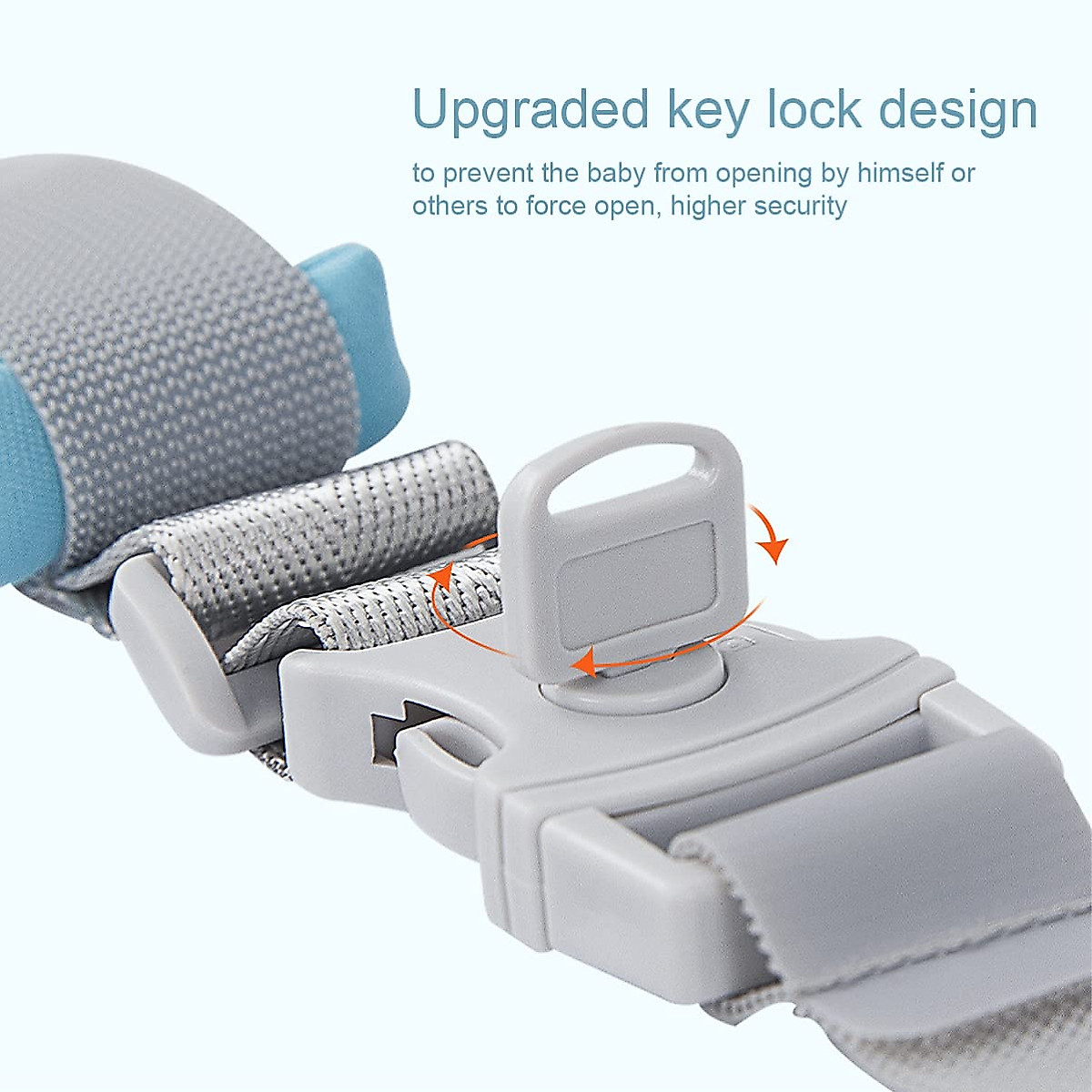 Kisangel Toddler Harness Backpack for Kids Baby Carriers for Kids Baby Sling Kid Backpack Baby Carrier for Kids Baby Backpack Baby Leash Wrist Link Leash for Kids Anti-Lost Child Hand Strap