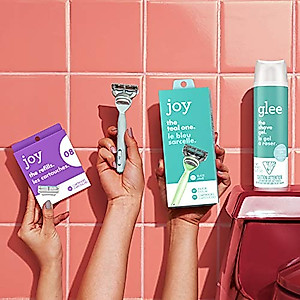 Joy. The Teal One, Teal Razor with 2 Cartridges