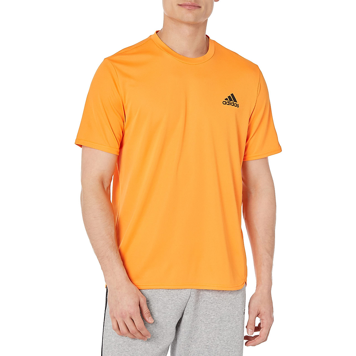 adidas Men's Designed 4 Movement Tee, Orange Rush, Medium