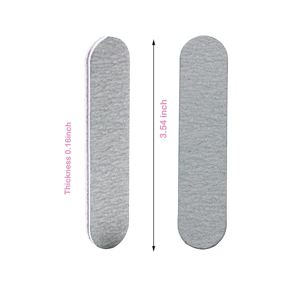 50 Packs 100/180 Grits Mini Nail Files and Buffers Double Sided Emery Boards Manicure Tool for Acrylic Nails, Nail Care