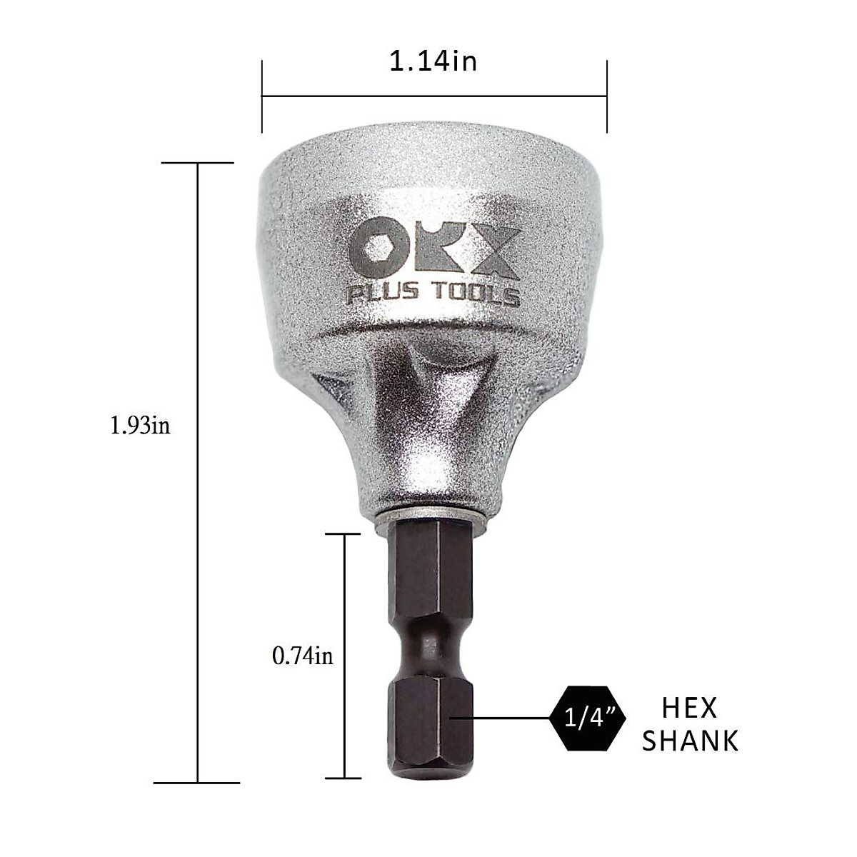 ORX PLUS TOOLS 2 PCS Deburring External Chamfer Tool, with HSS Blade and Tungsten Blade, Deburring Drill Bit, Remove Burr Tools Quick Release Shank Fits for 1/8"-3/4"(3mm-19mm)