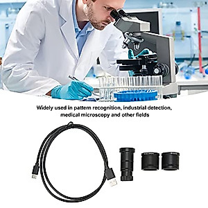 USB Microscope Camera, Microscope Camera Static Image Acquisition Adjustable Exposure Time Clear Image USB Connection for Windows 2000 for Traffic Management
