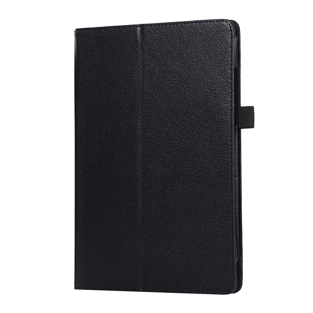 Tablet PC Case Texture Leather Tablet Case Compatible with Samsung Galaxy TAB A8 10.5 X200/X205(2021) Slim Folding Stand Folio Protector Shockproof Back Cover with Holder Tablet home ( Color : Black )