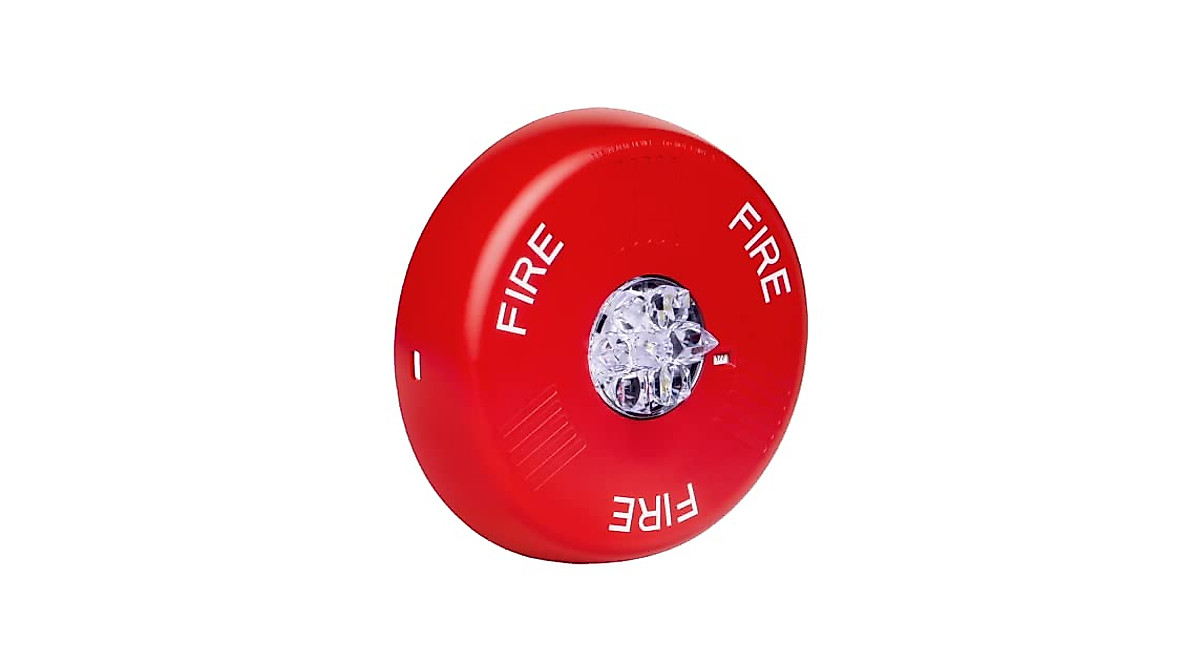 WHEELOCK ELSTRC Ceiling Fire Alarm Strobe Light 24V
