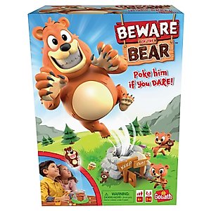 Beware of The Bear - Poke The Bear and Sneak The Goodies Before He Wakes Up Game by Goliath