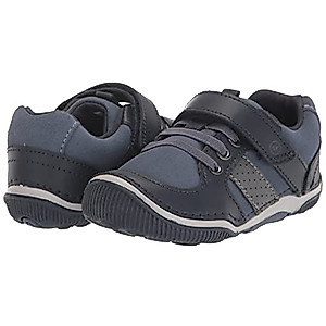 Stride Rite Boy's SRT Wes Sneaker, Blue, 8 X-Wide Toddler