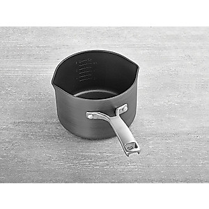 Calphalon 2095259 Classic Nonstick Sauce Pan with Cover, 2.5 quart, Grey