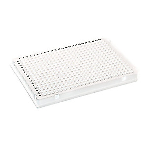 labForce 1148A92PK, Amplifyt 384-Well PCR Plate, Light Cycler, 2-Notch, White, Pack of 10