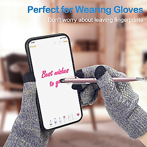 Stylus Pens for Touch Screens, Stylus Pen 10-Pack High Precision Capacitive 2 in 1 Stylus Ballpoint Stylists Pens Universal for iPhone iPad Tablet Laptop Kindle Samsung Galaxy All Touch Screens Device