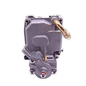 Boat Motor 853720T15 853720T21 8M0109535 Carburetor Assembly for Mercury Marine Mercruiser Quicksilver / 5040597 for Evinrude Johnson OMC BRP Outboard Engine 15HP 4-Stroke, Remote Model